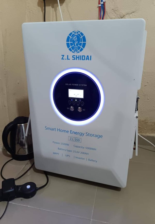 Z.I Shidai 5KVA Solar Generator – High-Capacity Lithium Battery Backup ...