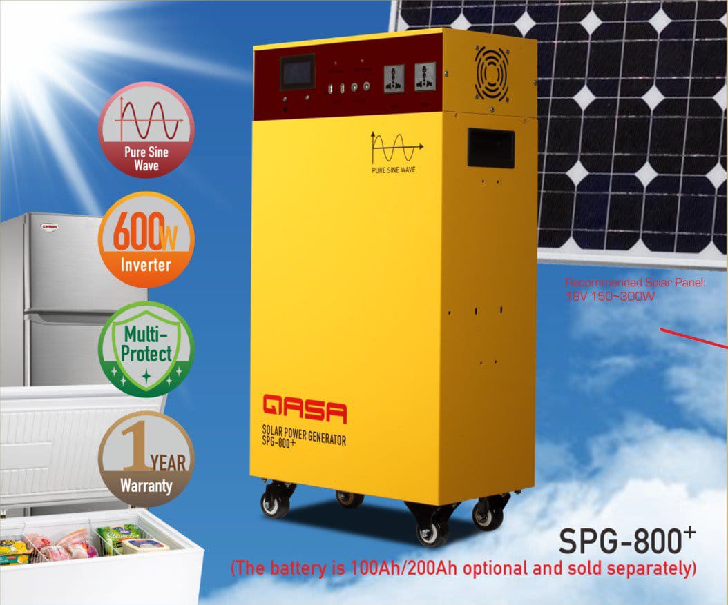 QASA SPG800VA Solar Generator - God's Will Solar Solutions