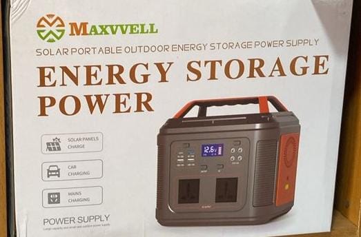 MAXWELL 500W SOLAR GENERATOR WITH LITHIUM BATTERY - God's Will Solar ...